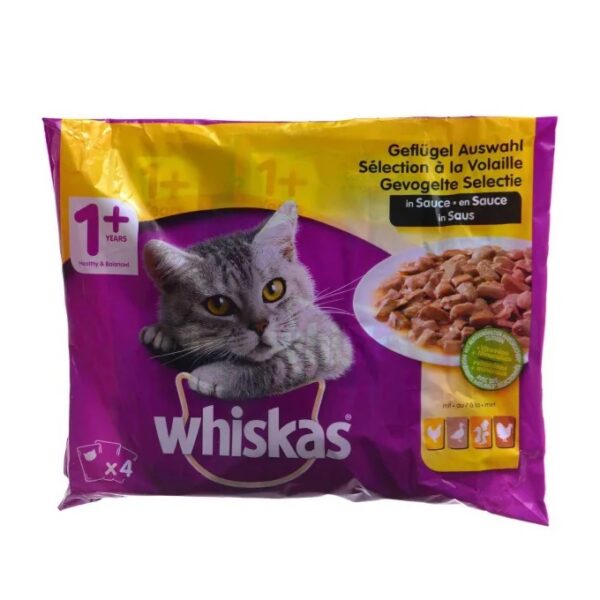 Pochons sélection à la volaille en sauce pour chat adulte 4x100g ... Pochons sélection à la volaille en sauce pour chat adulte 4x100g ...