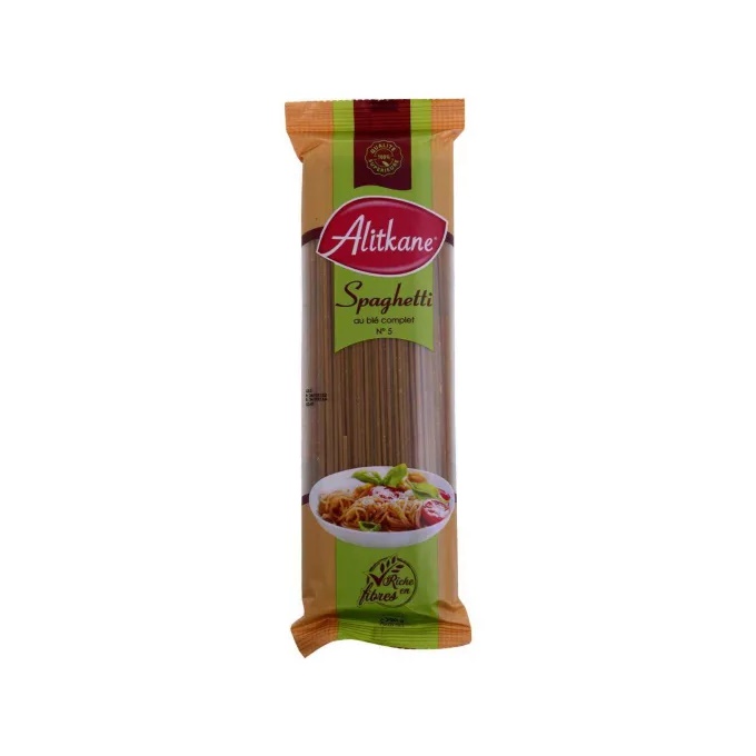 AL ITKANE – Spaghetti au blé complet n°5 500g – Shippini
